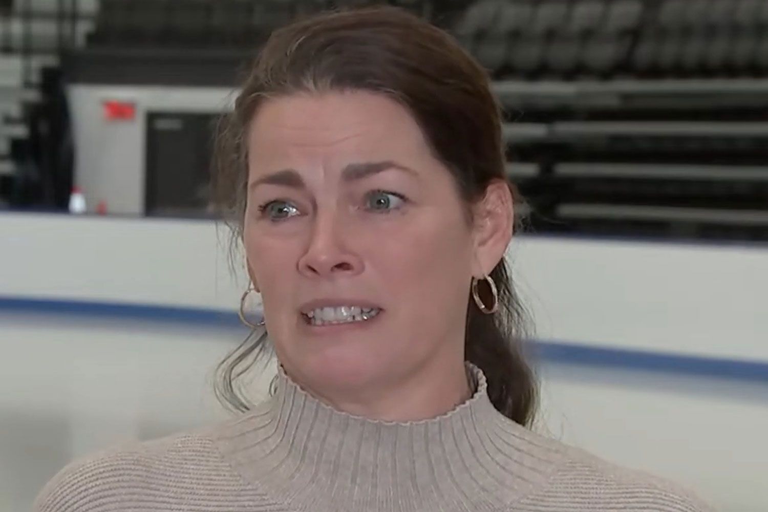 Olympian Nancy Kerrigan Breaks Down in Tears on Live TV at Boston ...