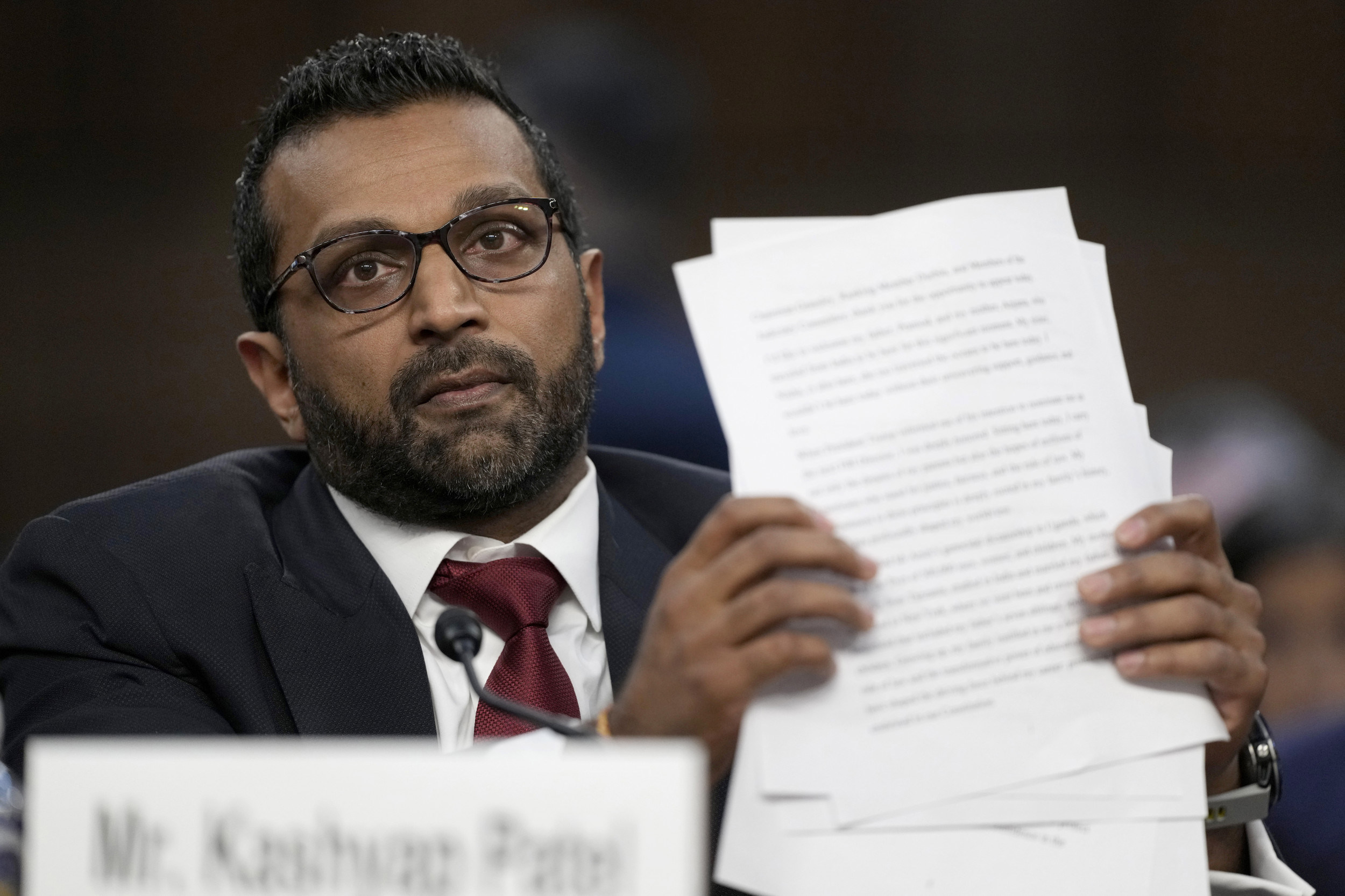 Trump's FBI Pick Kash Patel: 'Let Good Cops Be Cops' Trump's FBI Pick Kash Patel: 'Let Good Cops Be Cops'