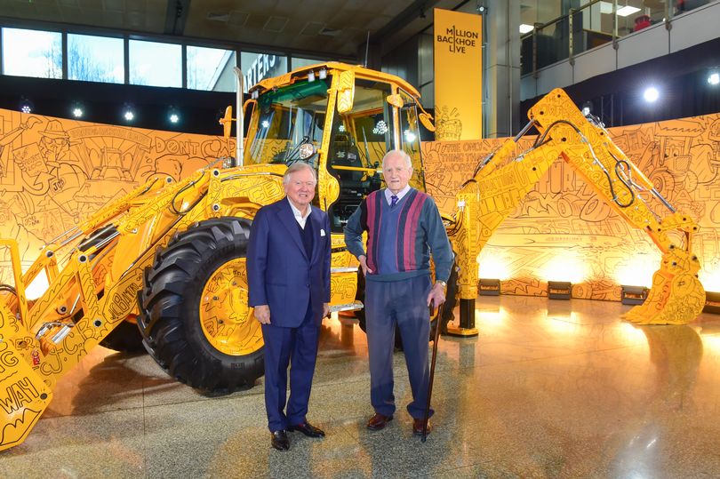 Ex-JCB worker, 100, who built first backhoe loaders returns as one ...