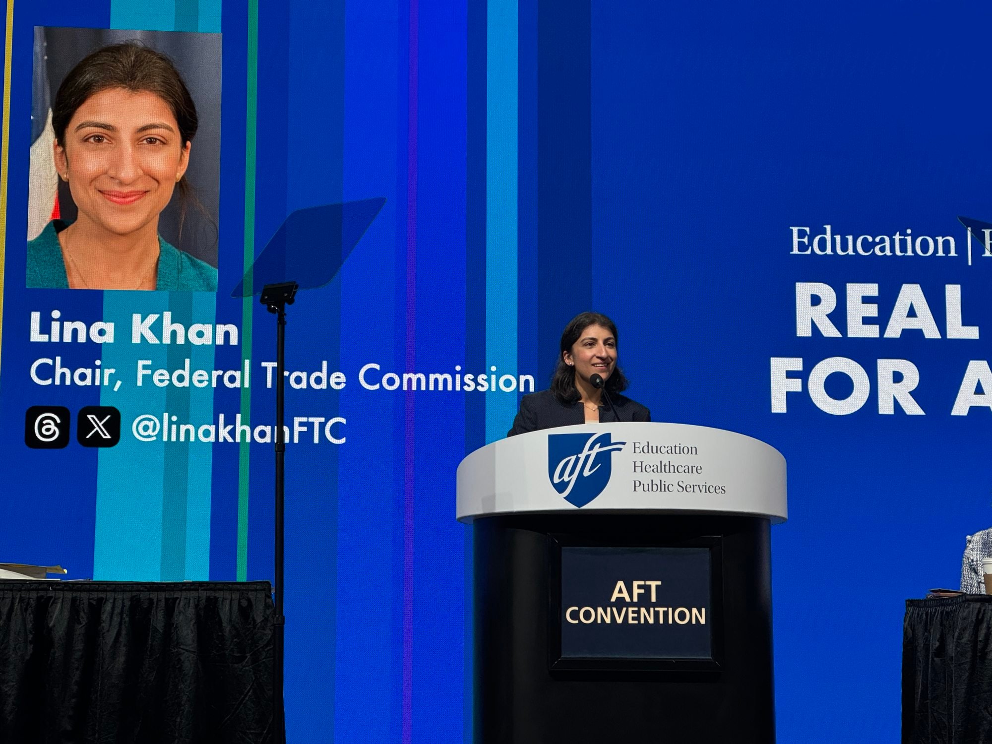 Who is Lina Khan, the outgoing FTC chair who took on Silicon Valley ...