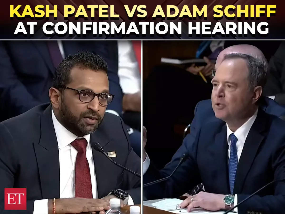 Kash Patel vs Adam Schiff heated confrontation over Jan 06 song at confirmation hearing