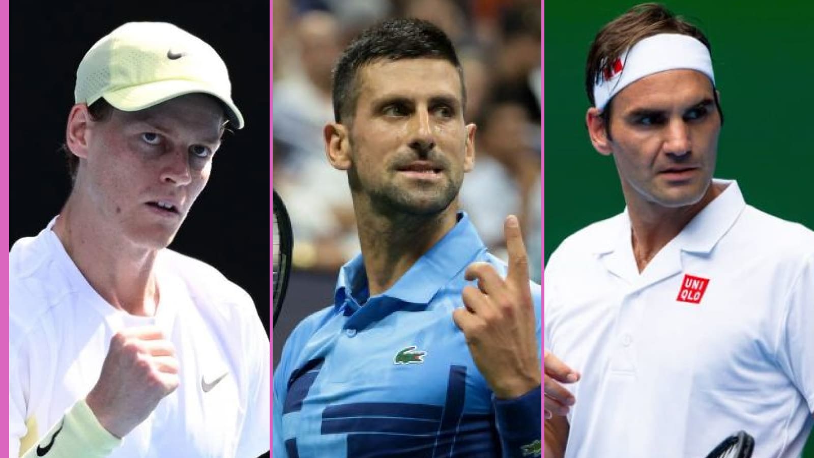 The 7 men with the highest win percentage as the world No 1: Jannik ...