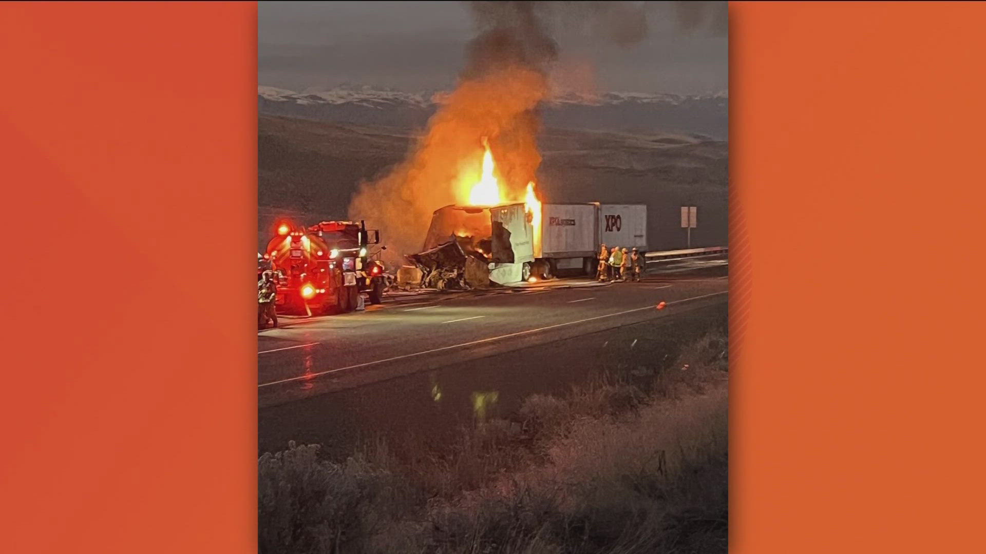 I-84 reopens in eastern Oregon after truck fire forced closure