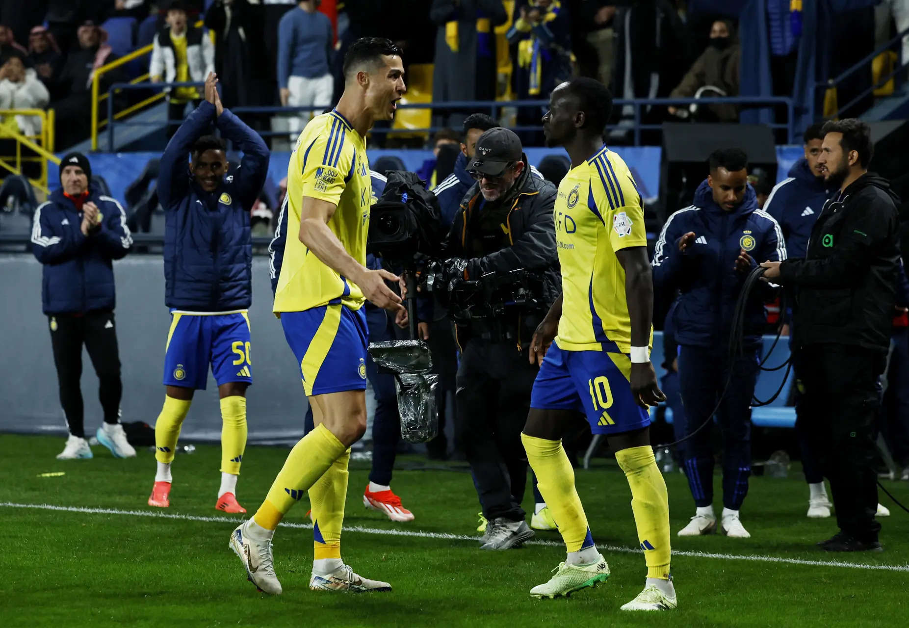 Cristiano Ronaldo’s iconic ‘Siu’ moment after scoring goal lights up Al ...