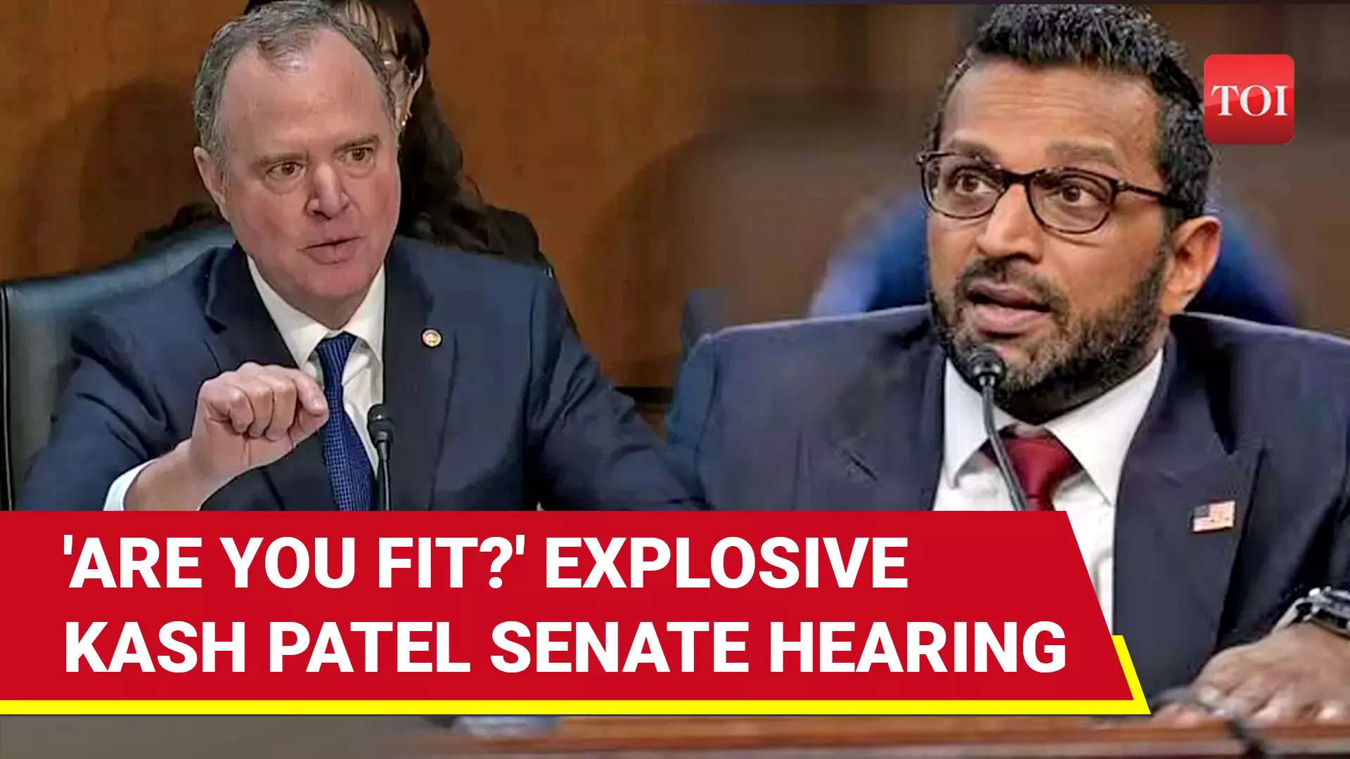 'Listen Mr. Adam Schiff': Kash Patel Roars At Senate Hearing | 'Fit To ...