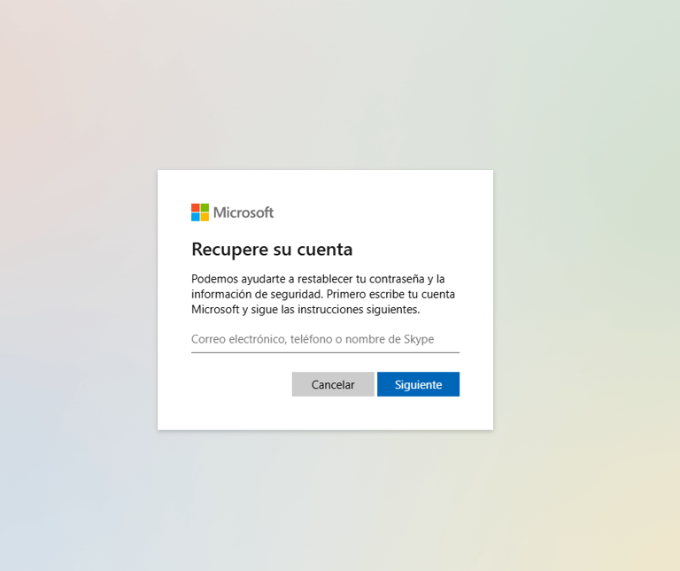 ¿Cómo iniciar sesión en Hotmail si no recuerdo la contraseña?