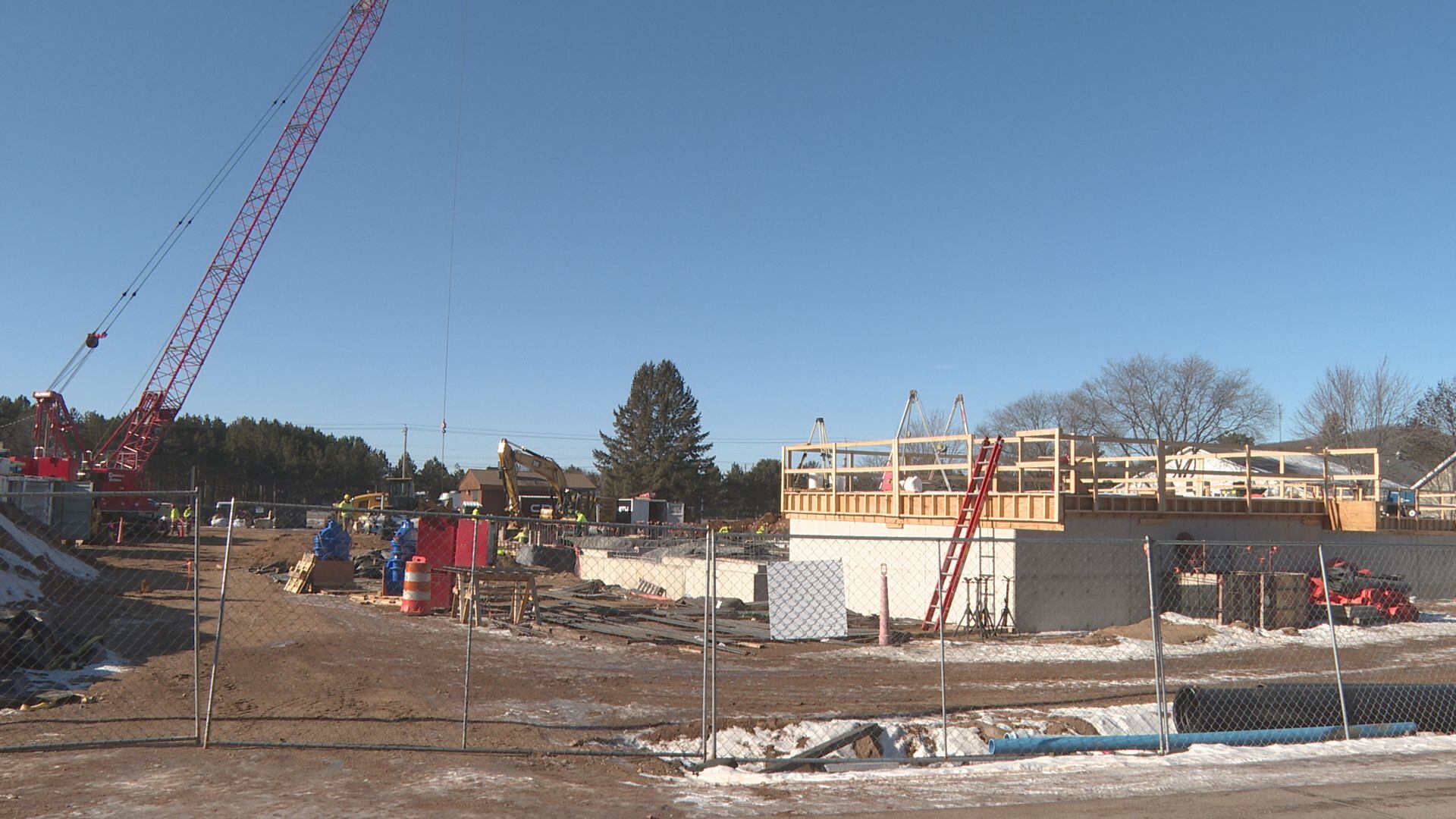 What’s being constructed in Rib Mountain along Highway 51?