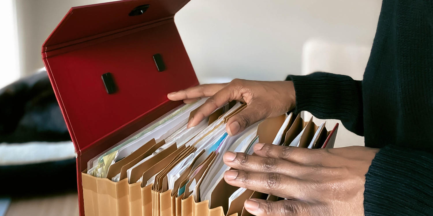 How to safely store important documents