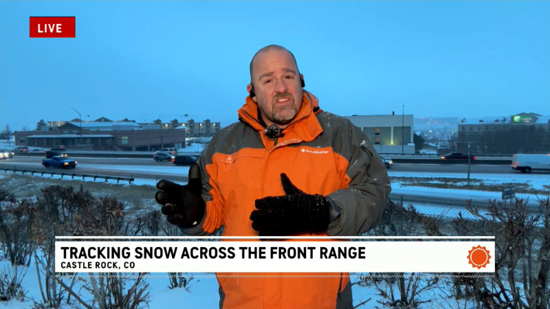 Tracking snow across the Front Range