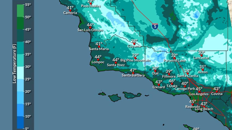 Another round of rain expected in SoCal as incoming cold front moves in