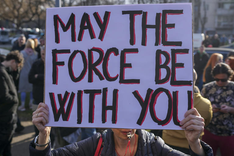 Serbia's striking students set off on 2-day march north as their ...