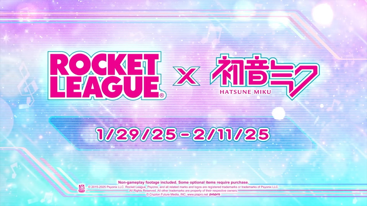 Rocket League x Hatsune Miku Official Collaboration Trailer