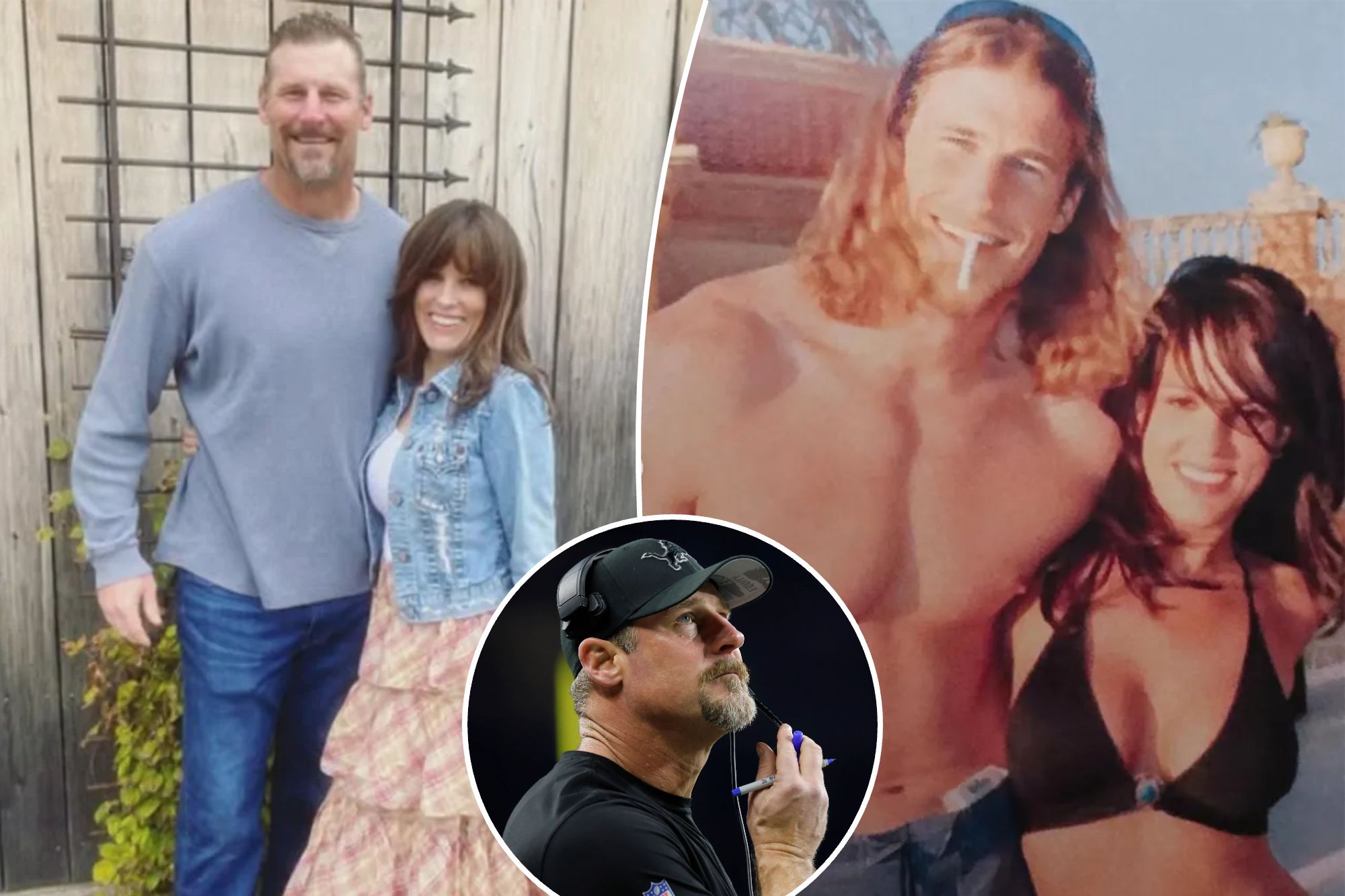 Photo of young Dan Campbell smoking with wife Holly sends fans into a tizzy