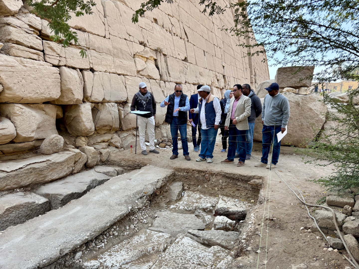 Comienza la restauración de un templo erigido por Ramsés II en Luxor