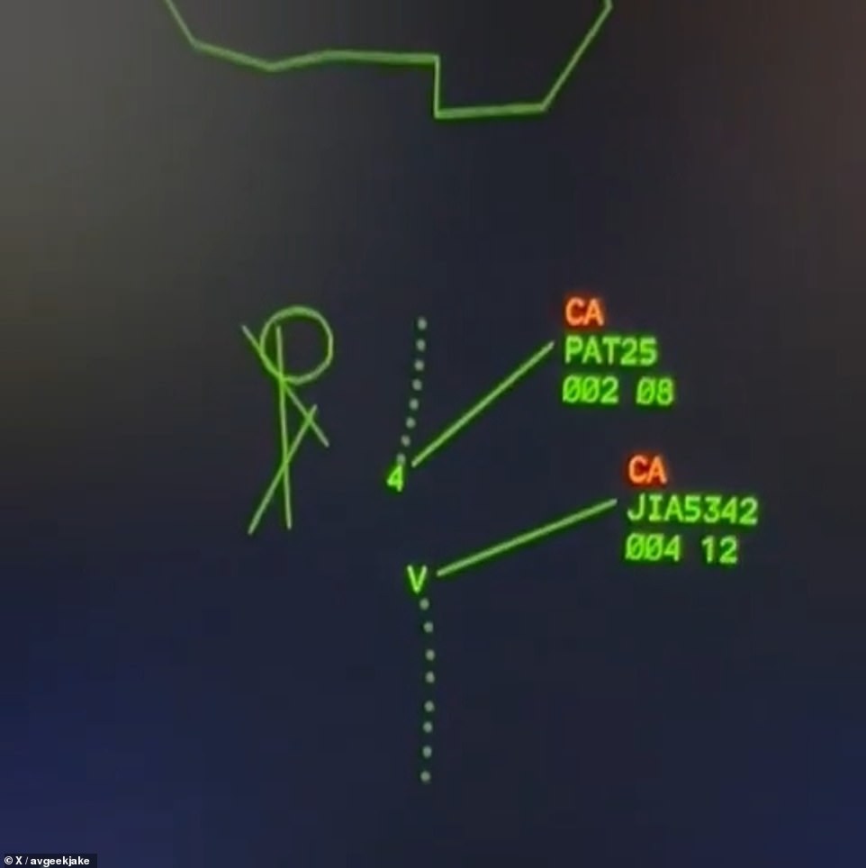 Radar footage shows American Airlines plane colliding with helicopter