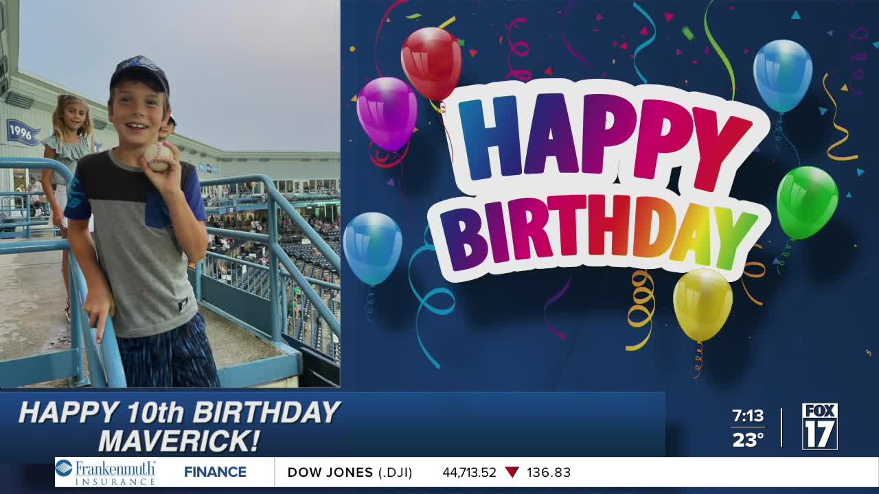 Birthday Shoutouts: Xavier, Molly, Jack, Maverick, Quincy, Cohen, DJ ...