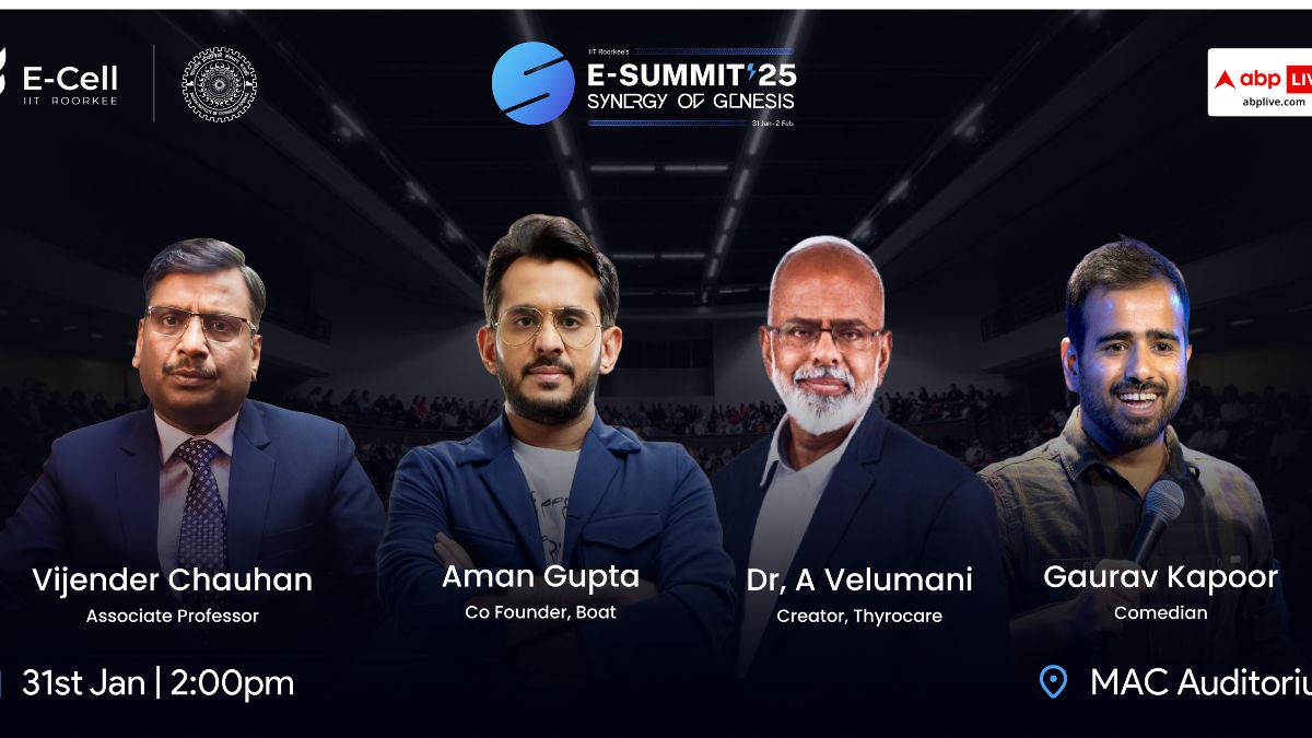 IIT Roorkee's Annual Fest E-Summit 2025 To Begin From Jan 31, Vijender ...