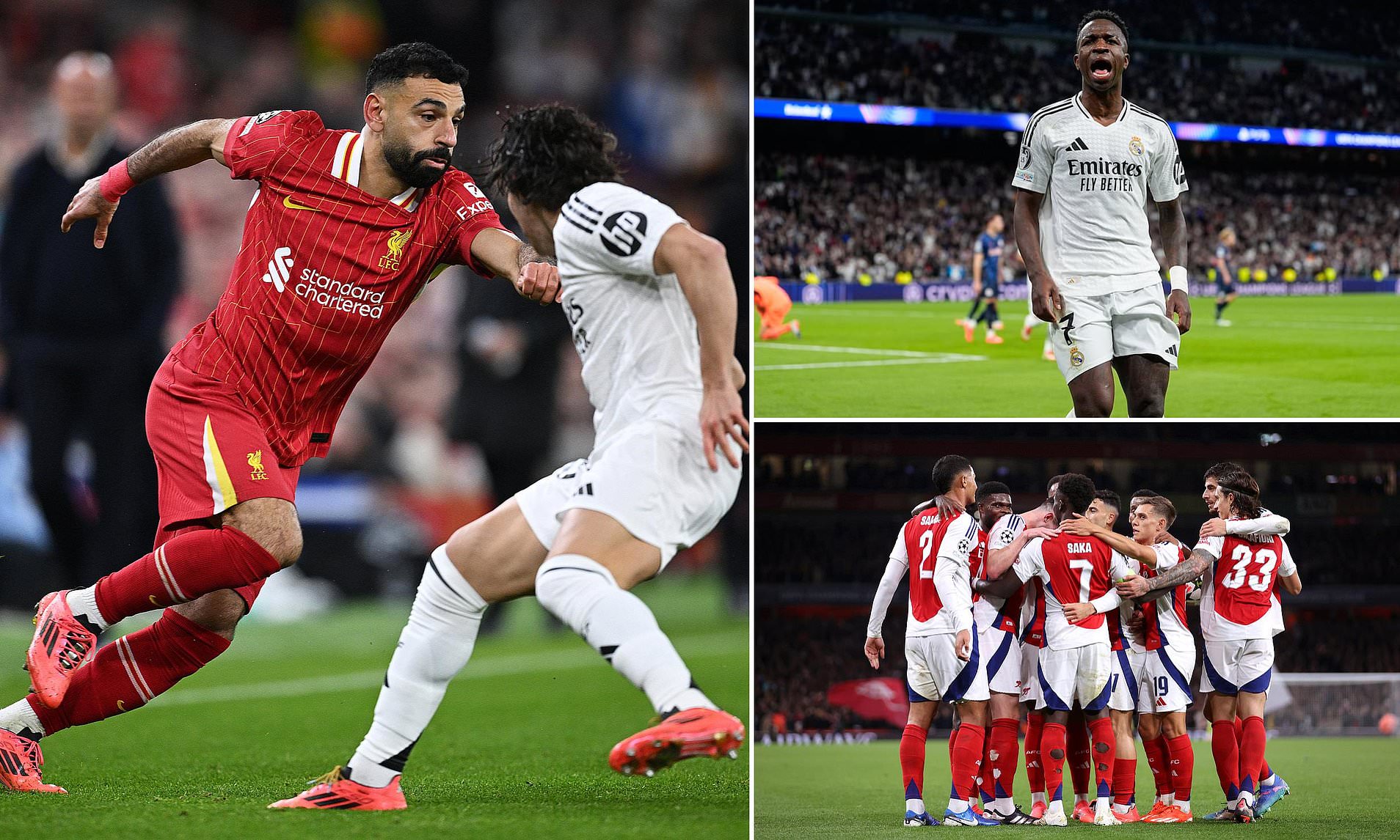 Liverpool and Arsenal stars snubbed in SofaScore's best XI of the Champions League to date ...
