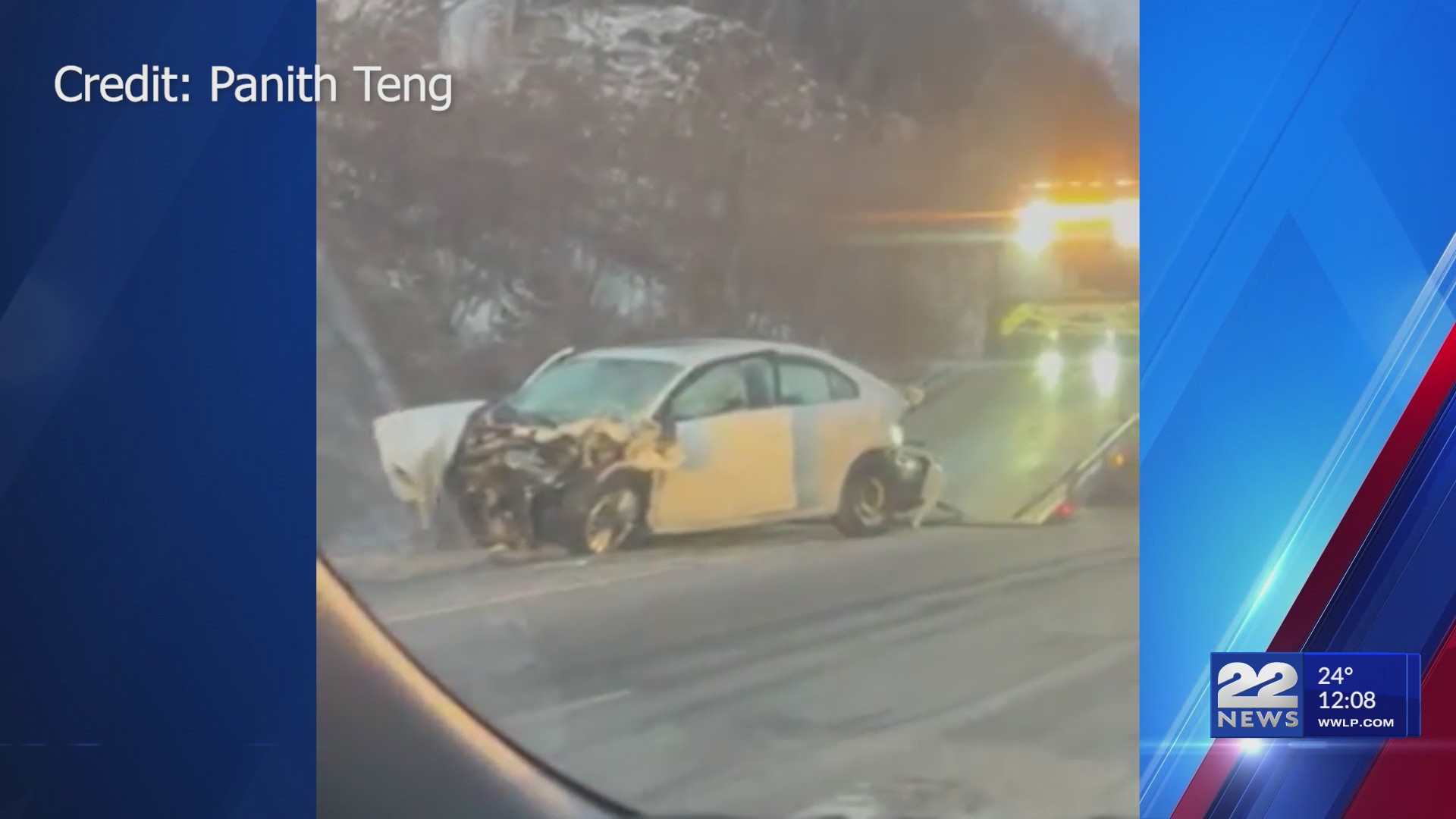 Crash on I-91 in Holyoke caused delays