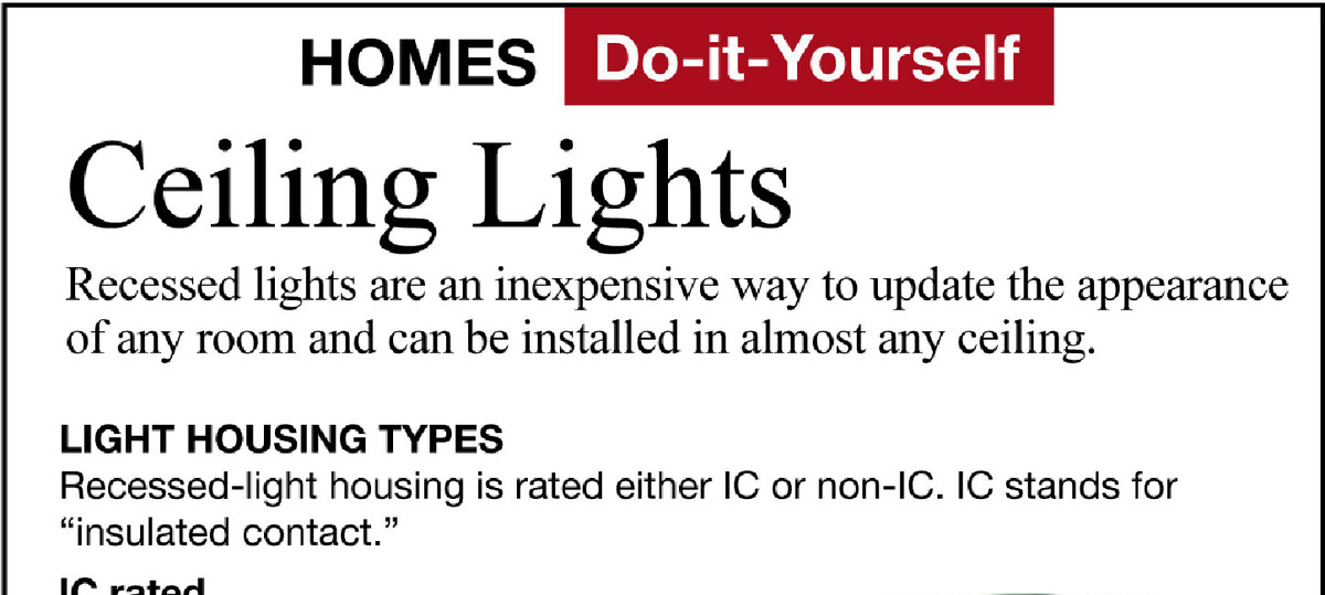 Recessed Fixture for Task Lighting for 01/30/2025