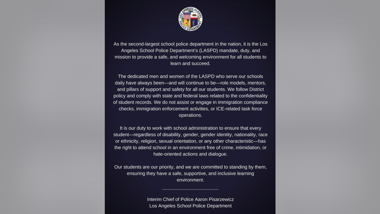 LA school police responds to ICE raids, immigration enforcement