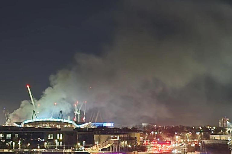 Cause of Etihad Stadium fire ahead of Man City game confirmed as GMFRS ...