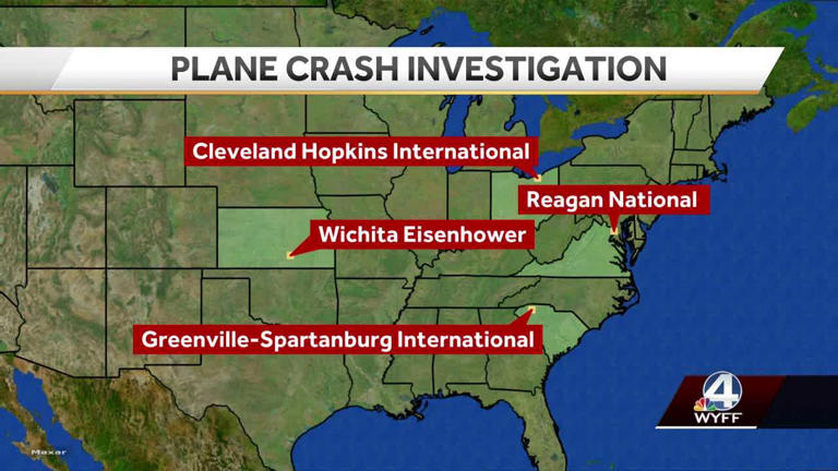 Plane involved in DC collision took off from GSP Airport Wednesday morning, flight data shows