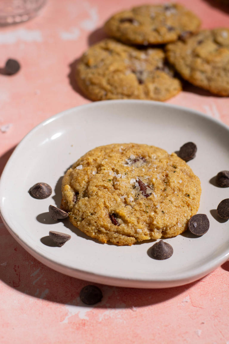 protein chocolate chip cookie