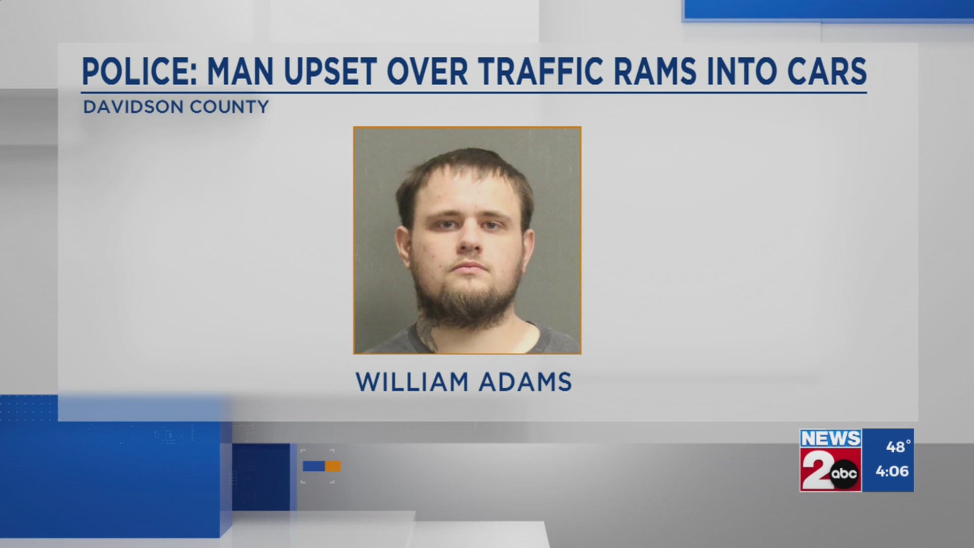 MNPD: Man arrested after ramming cars while 'apparently upset' over ...
