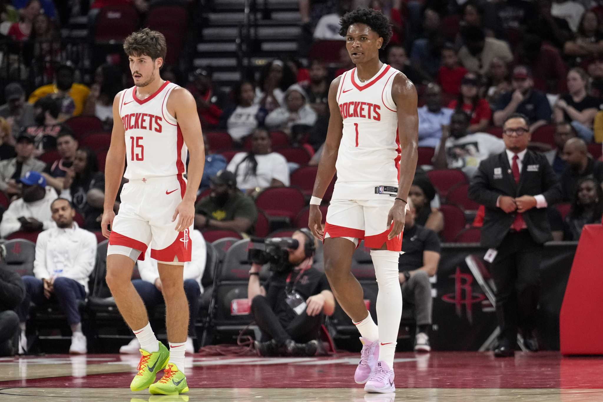 Houston Rockets' Amen Thompson, Reed Sheppard ready for friendly Rising ...