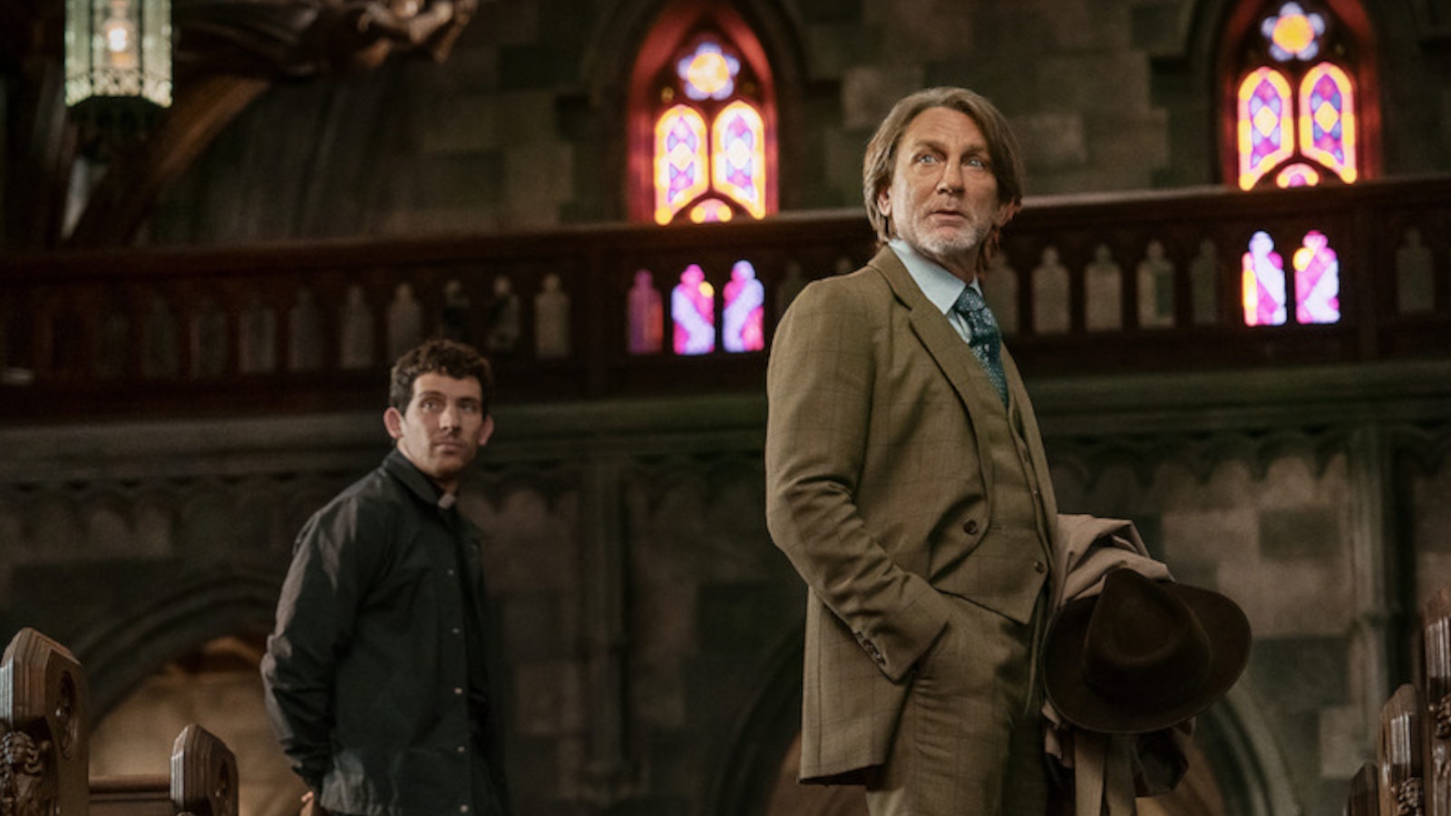 Daniel Craig And Josh O’Connor Star In First Look At Wake Up Dead Man ...