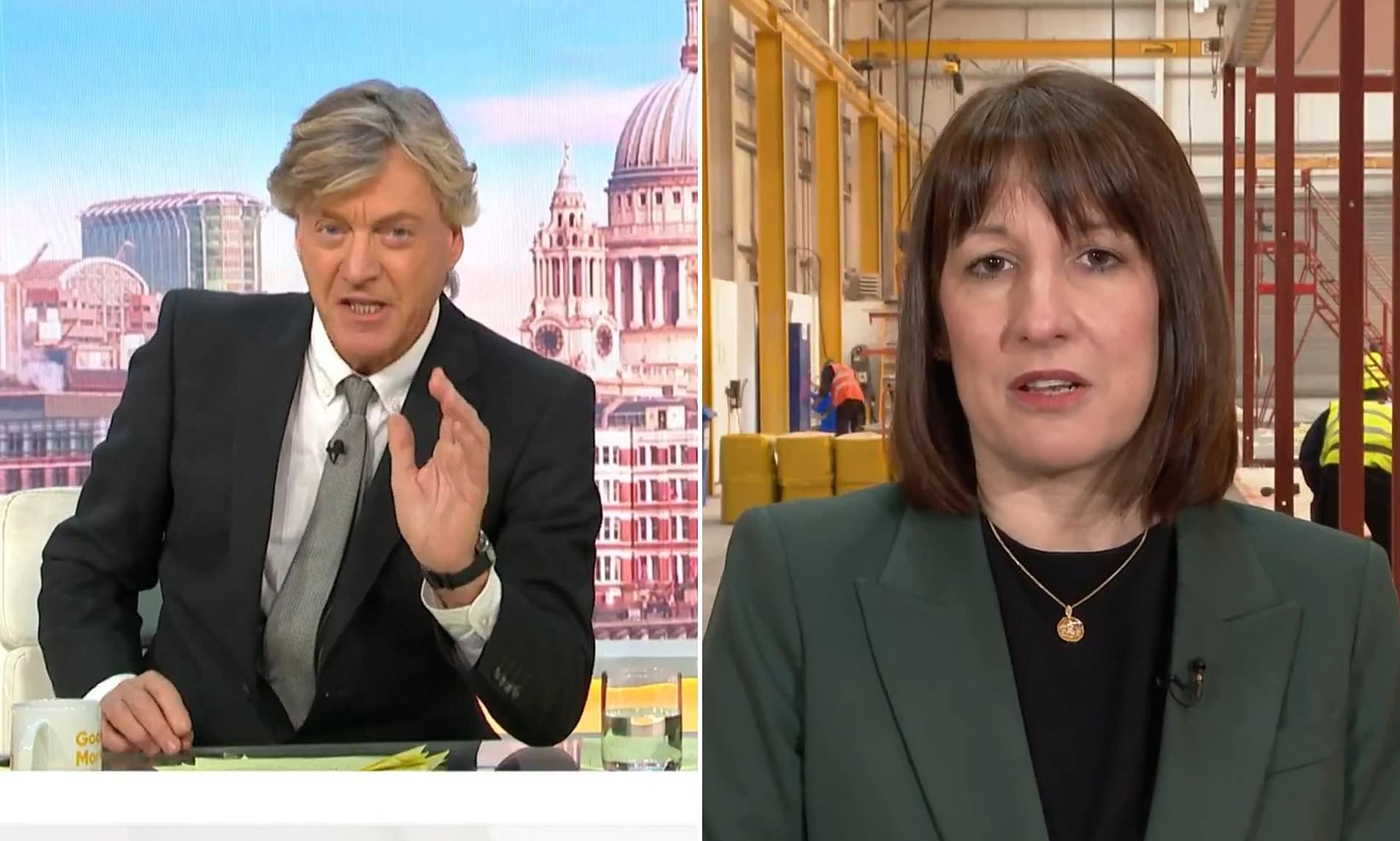 Richard Madeley confronts Rachel Reeves over 'exaggerated' CV