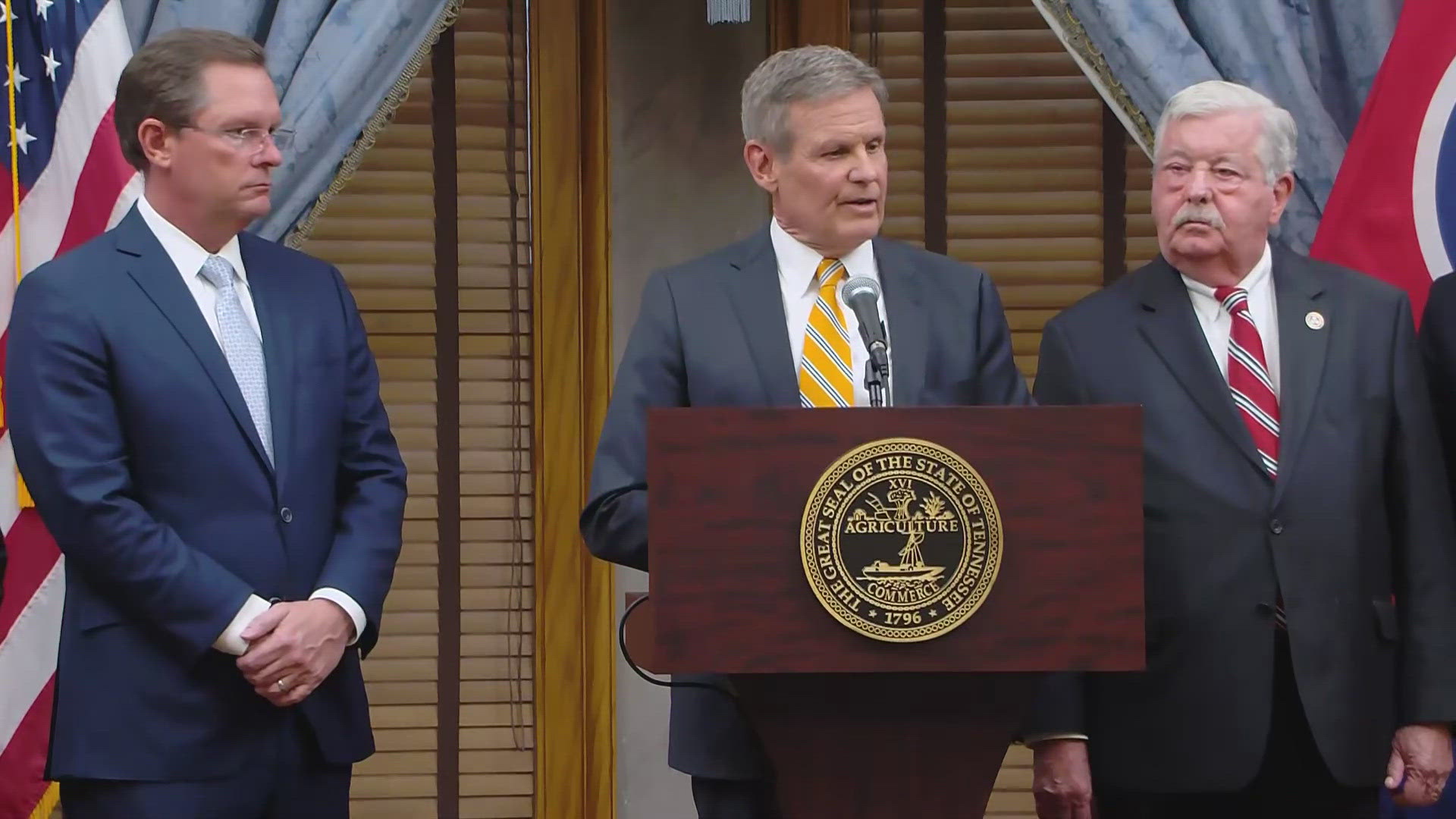 Gov. Bill Lee speaks after Tennessee legislature passes bill on ...