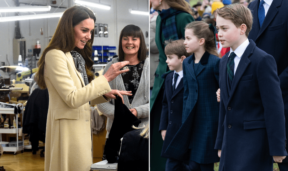 Princess Kate lifts lid on Charlotte, Louis and George's fashion tricks