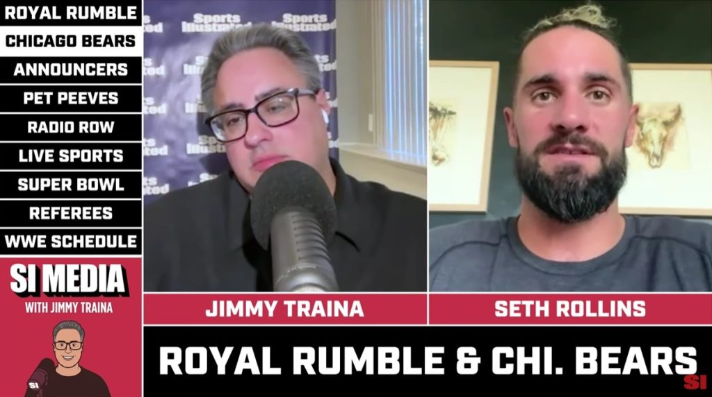 Seth Rollins talks about sports media dreams