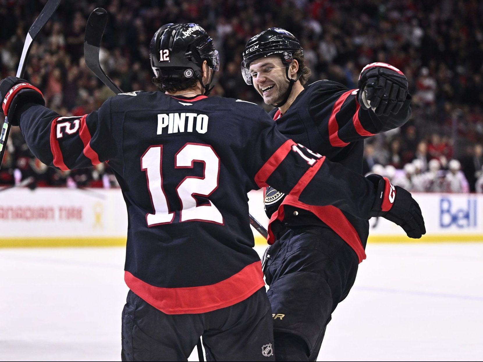 Senators beat Capitals as defenceman Thomas Chabot celebrates his ...