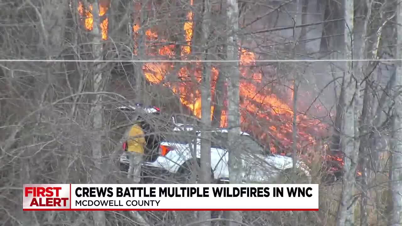 Crooked Creek Fire contained, 2 others burning in McDowell County