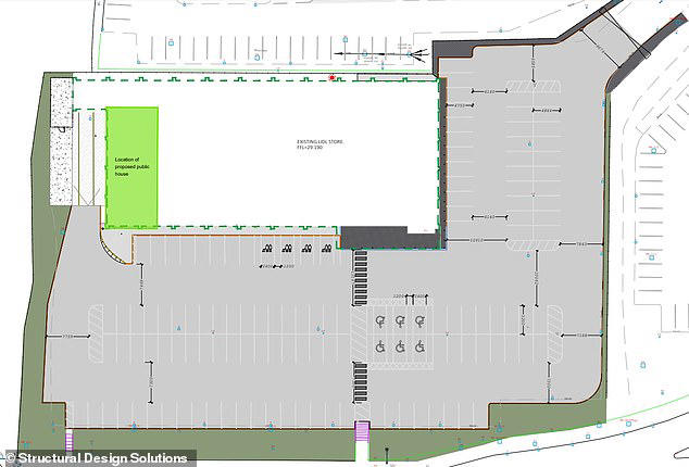 Inside Lidl's first pub: Drawings reveal plans for £410k bar at store