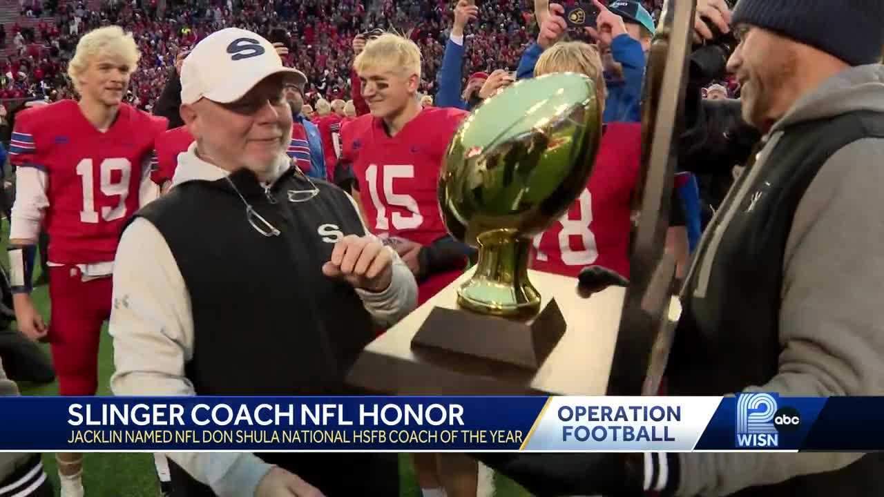 Slinger High School football coach named Don Shula Coach of the Year
