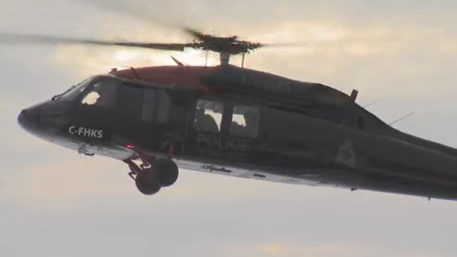 RCMP Black Hawk helicopters deployed along Canada-U.S. border