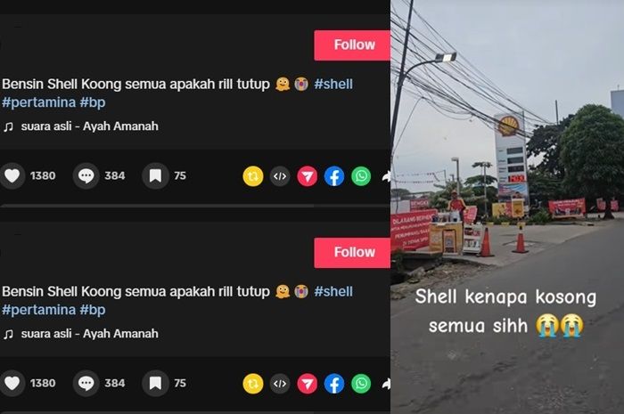 Geger Kabar Bensin di SPBU Shell Kosong Sampai Dikira Tutup, Orang ...