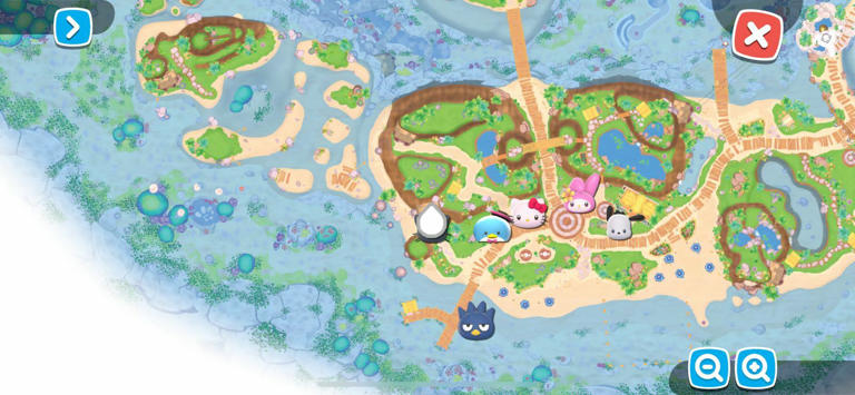 Hello Kitty Island Adventure Power Crystals Locations