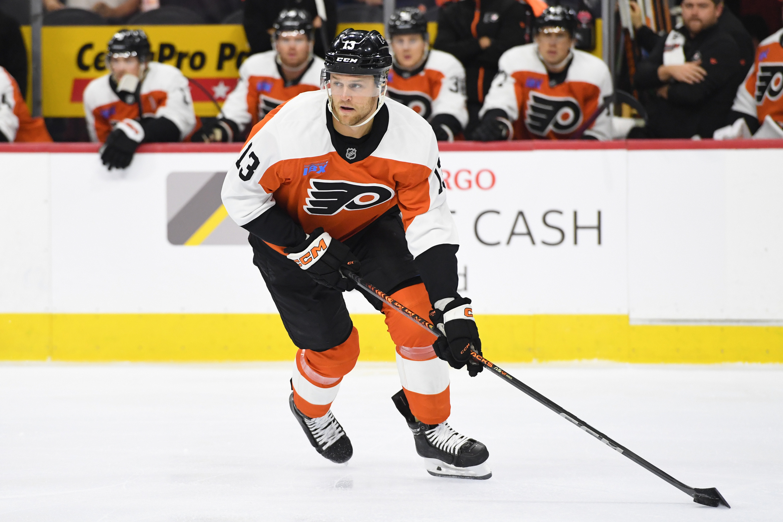 Flyers recall defenseman Adam Ginning for his season debut