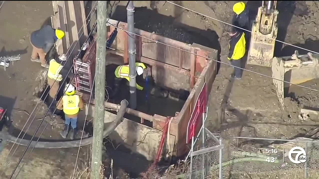 Public Health Advisory in effect after sewer break in Washington Township