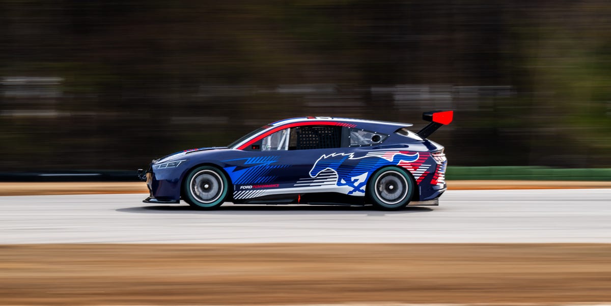 Ford Transforms the Mustang Mach-E into an Electric NASCAR Prototype