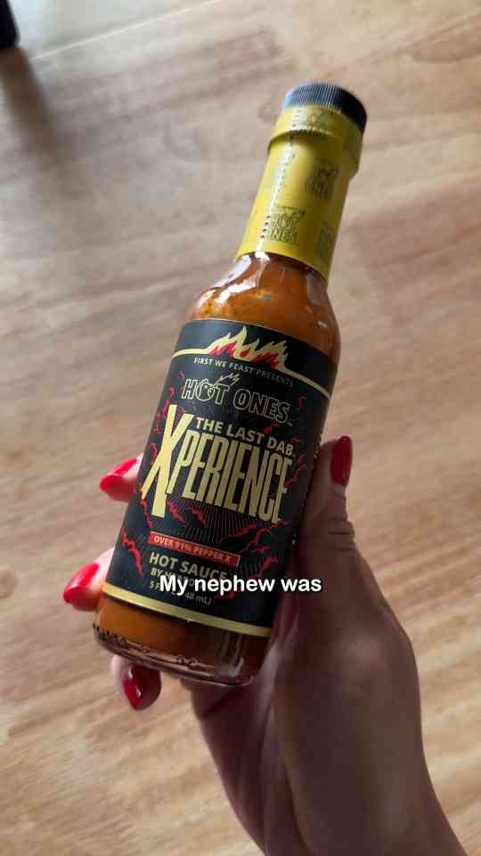I tried the Pepper X Hot Sauce. mp4