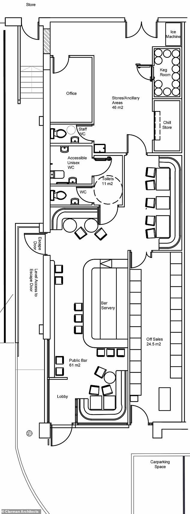 Inside Lidl's first pub: Drawings reveal plans for £410k bar at store