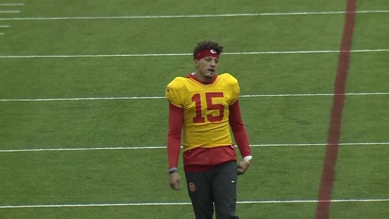 Chiefs train ahead of Super Bowl LIX
