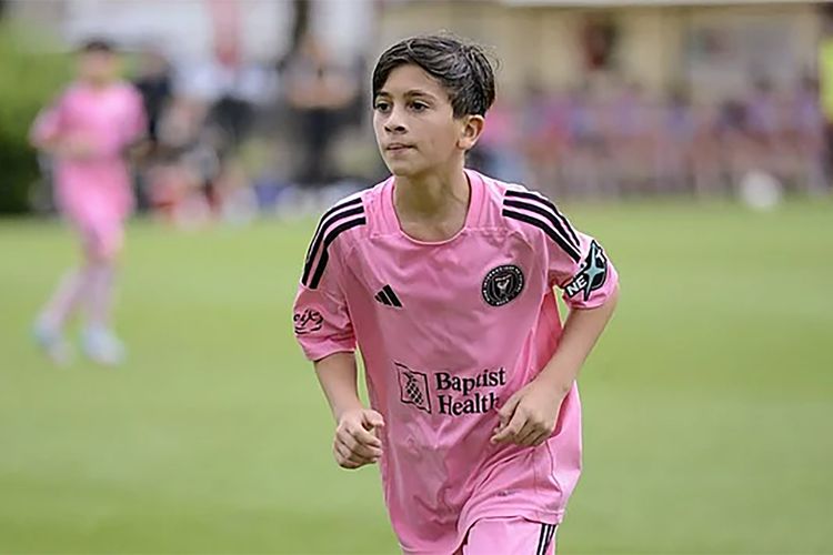 Anak Lionel Messi Curi Perhatian di Liga Sepak Bola Amerika, Thiago ...