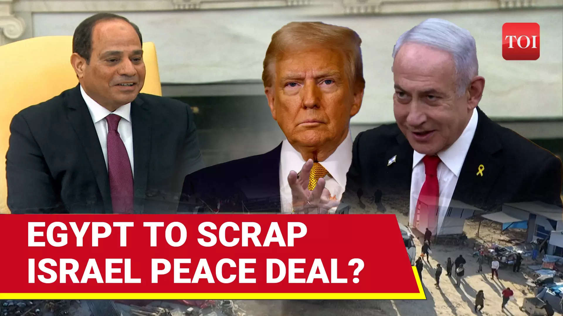 Egypt Fumes At Trump's Gaza Plan; Warns Potential Collapse Of Peace Treaty With Israel